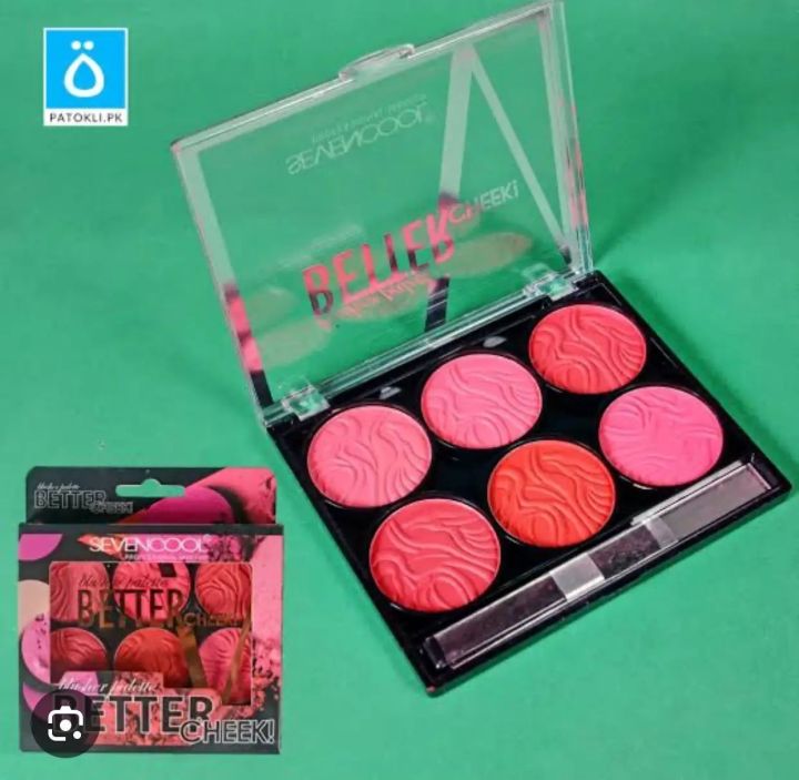 Seven Cool Matte Blush on 6 in 1 | Daraz.pk