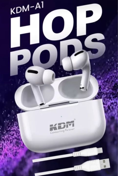 KDM A1 Hop Pods Bluetooth V5.3 Truly Wireless Earbuds With Mic, Supop ...