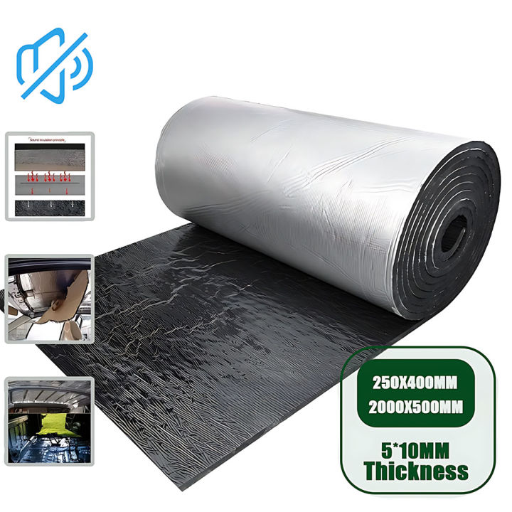2000*500mm 250*400mm 5/10mm Car Sound Mat Proofing Deadener Heat Noise ...