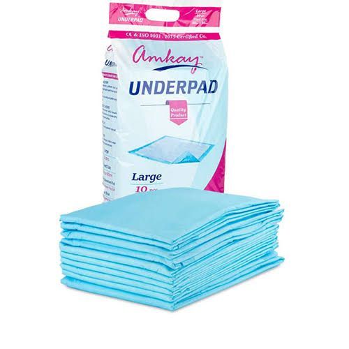 Good Blue Under Pad Sheet, For Hospital, Size/Dimension: 90 X 60 ...