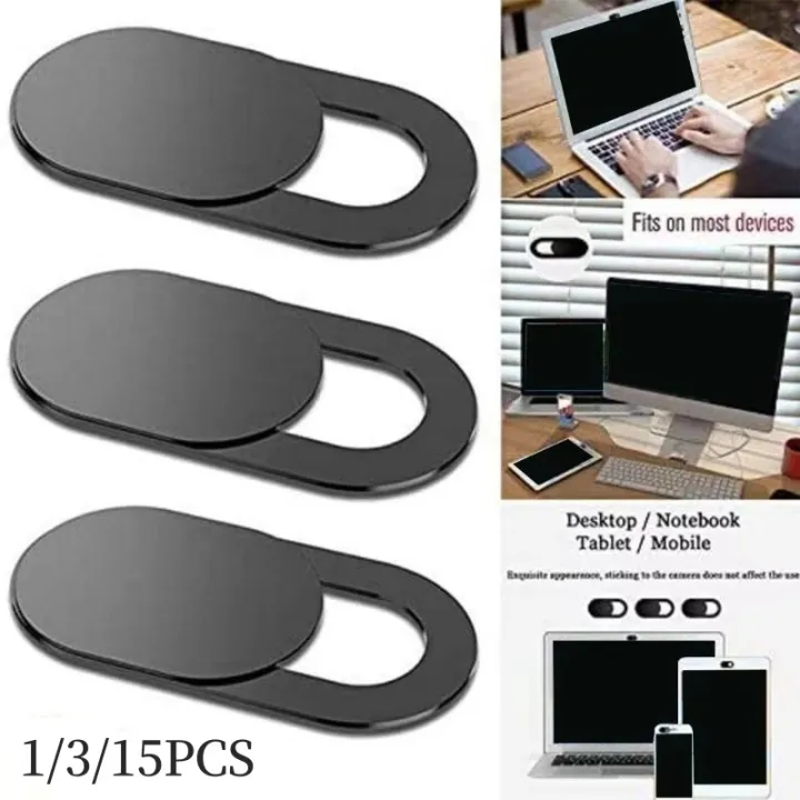 1/3/15pcs Plastic Webcam Cover Anti-hacker Shutter Privacy Protection ...