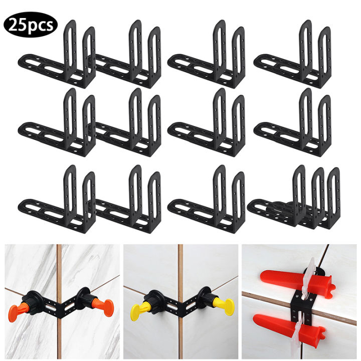 25PCS Tile Leveling Angle System Clips For Floor Wall Leveler Tile ...