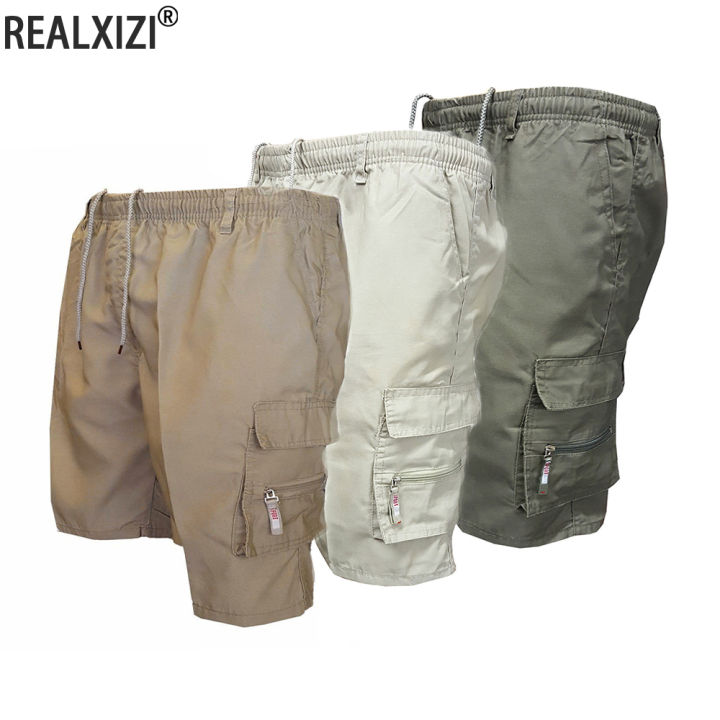 Men's Shorts Loose Casual Shorts Summer Street Drawstring Tactical ...