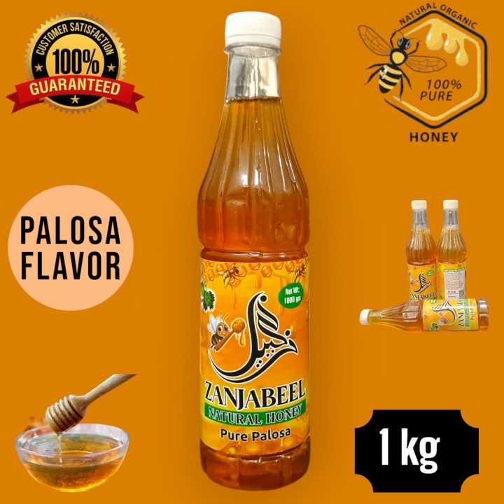 Honey 1Kg Zanjabeel Natural Honey Pure Palosa Organic Honey | Daraz.pk