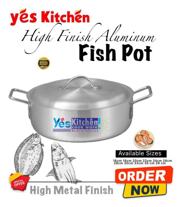 Fish pot cookware pot (Aluminium Handi) | Daraz.pk