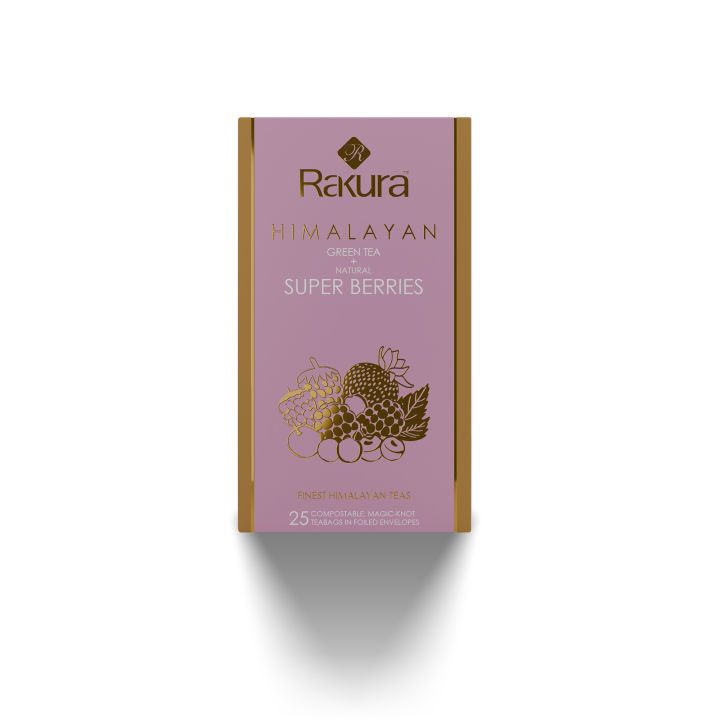 Rakura Himalayan Green Tea + Natural Super Berries 25TB | Finest ...