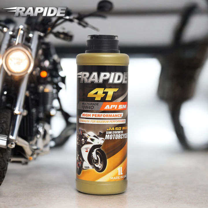 RAPIDE 4T SEMI SYNTHETIC MOTOR OIL SAE 10W-40 - 1000ml | Daraz.com.bd
