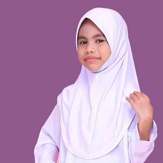 Kids Cotton Hijab/Ahram for Umrah and School (Ages 7-9) | Daraz.pk