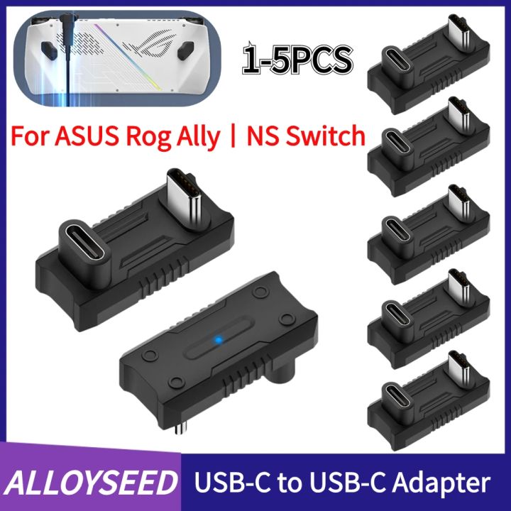 1-5PCS 180 Degree USB-C Male to USB-C Female Converter Adapter for ASUS ...