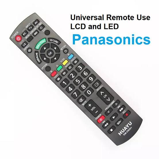 Panasonic LED/LCD TV Universal Remote Control 3D Function & Wide ...
