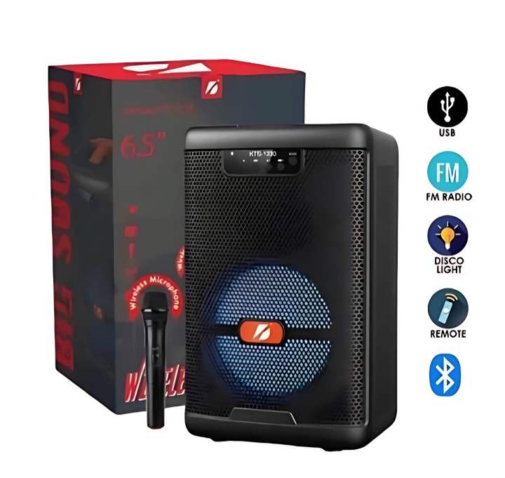 KTS 1330 Portable Bluetooth Speaker with Wireless Mic | Daraz.lk