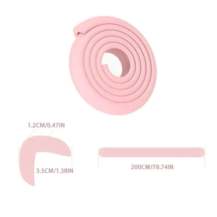 Table Corner Safety Bumper Strips Baby Protection Strips Bumper Corner ...