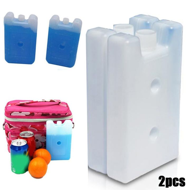 2PC Ice Pack Box 400ml For Lunch Box Picnic Reusable Fresh Food Storage ...