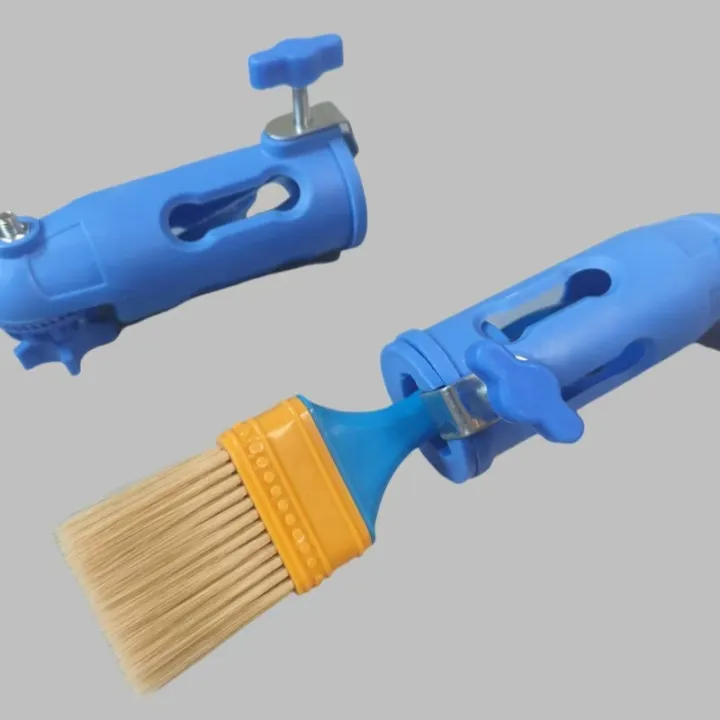 Paint Brush Extender Paint Roller Extension Pole Clamping Tool ...