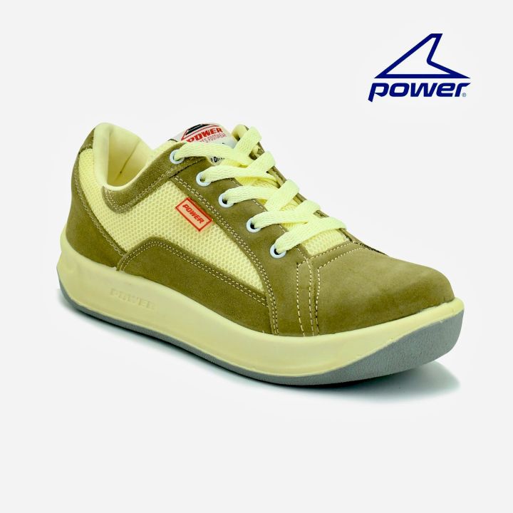 POWER A300 Men’s Work & Safety Shoes – Durable Washable Mesh & Suede ...