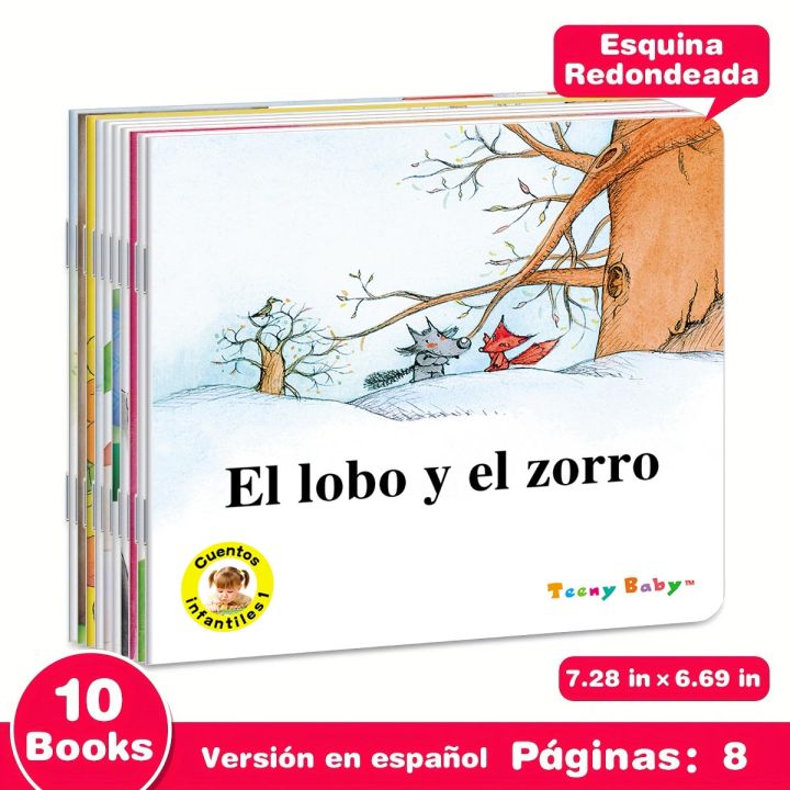 10 - Book Set of Spanish Children's Picture Books for Fun Learning ...