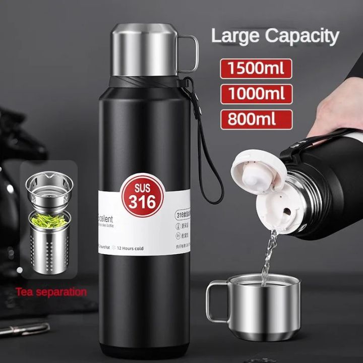 SUS 316 Stainless Steel Water Bottles, Mugs, Flasks Elevate Your Coffee ...