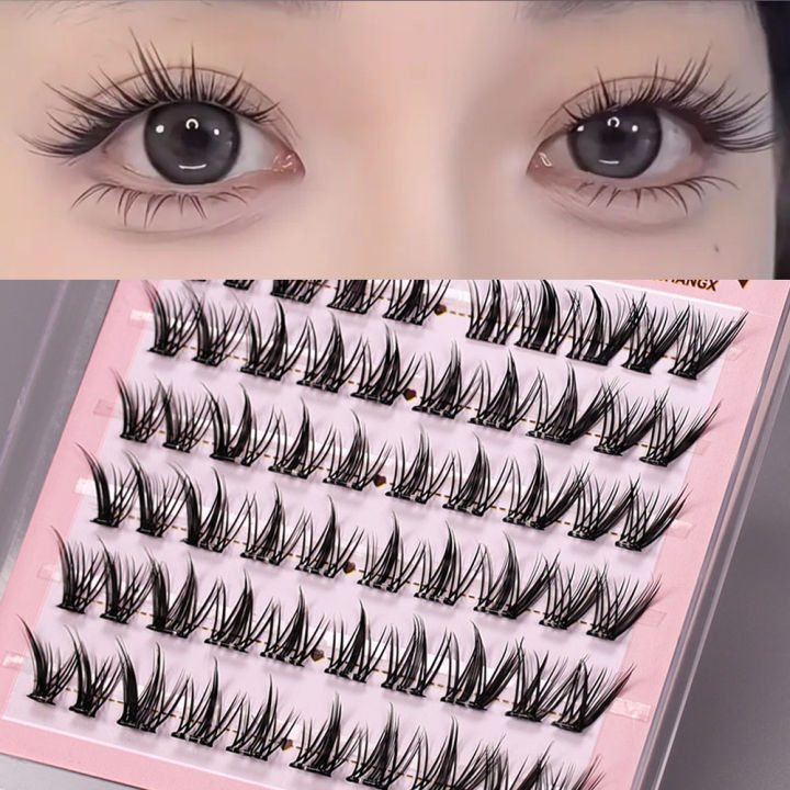 36 clusters of non adhesive fake eyelashes, DIY single cluster, non ...