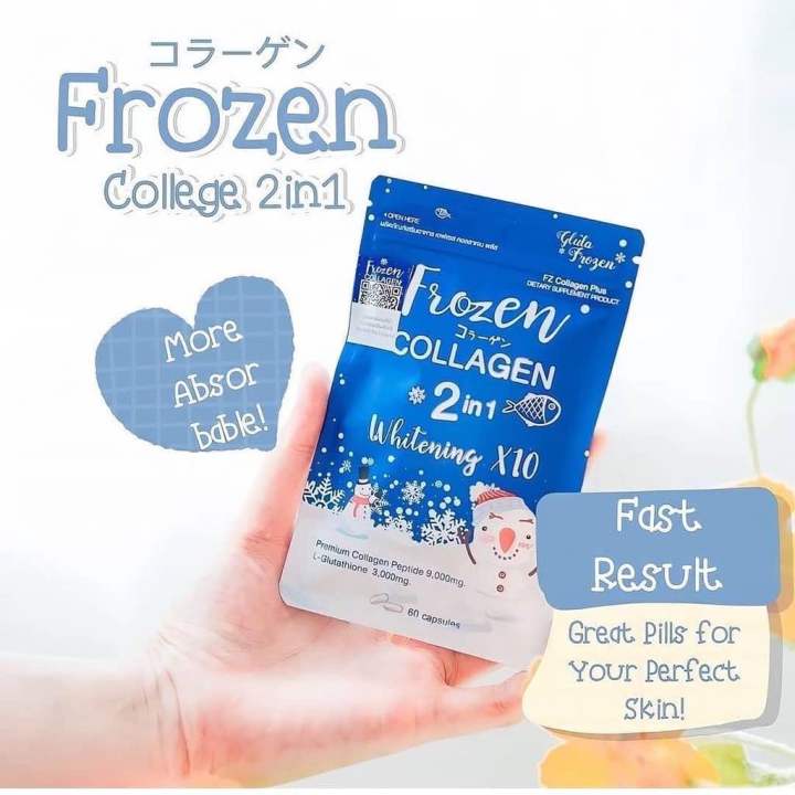 Frozen Collagen 60 capsule 2 extra caps | Daraz.lk