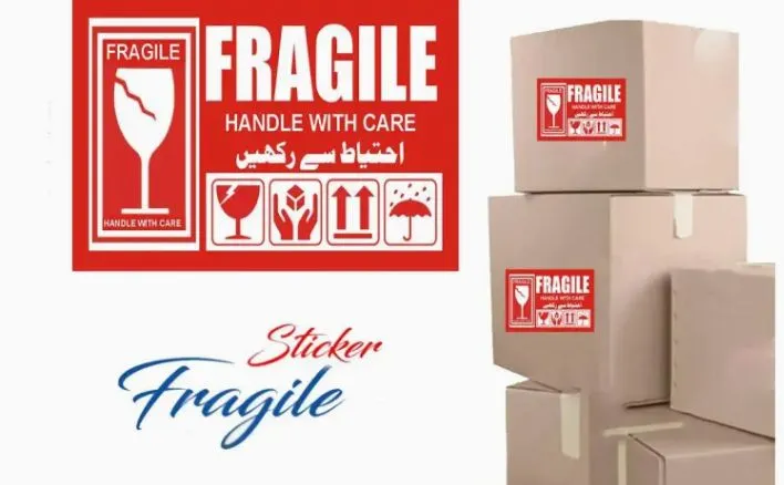 Best Quality Fragile Sticky Stickers Pack of 1000 | Daraz.pk