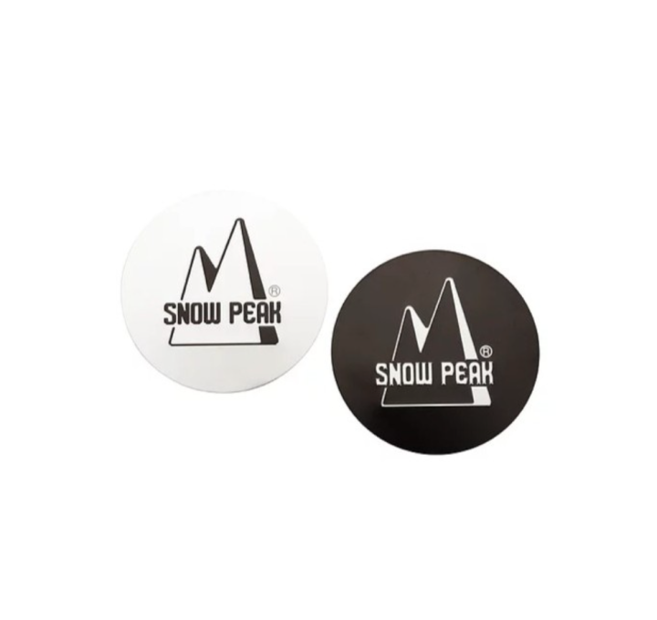 Snow Peak metal sticker mountain logo | Shop.com.mm