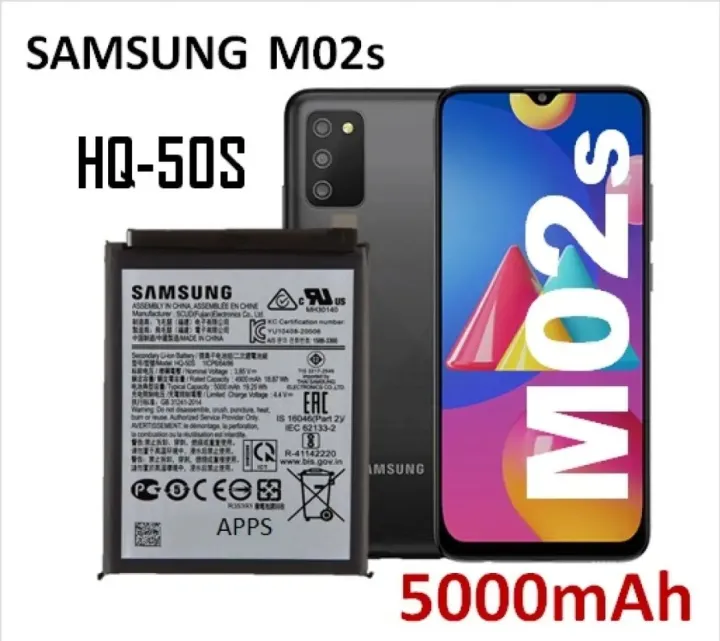 Samsung Galaxy M02s HQ-50S Battery (5000mah) | Daraz.lk