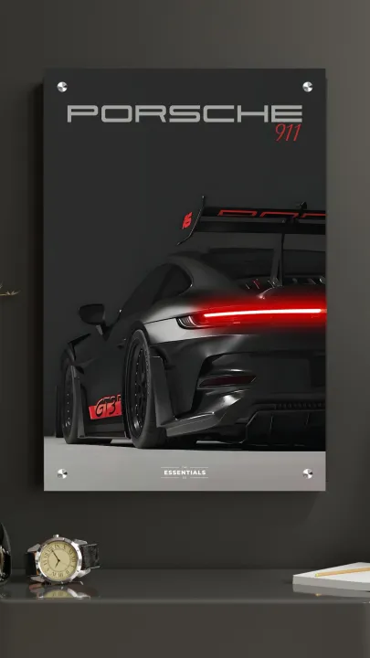 Black Mercedes-AMG G63 LED Poster | Daraz.pk