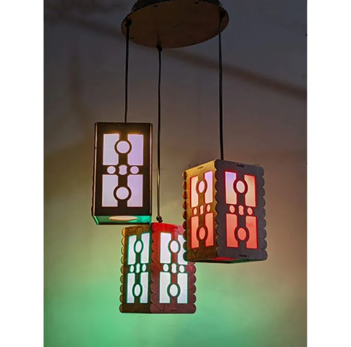 4 pieces of pair fanoos with design decorations of ceiling | Daraz.pk