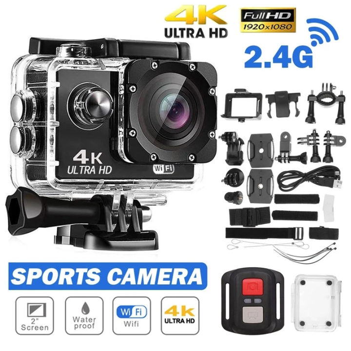Waterproof Sports Camera HD 1080P 30FPS Mini Model 2.0inch Screen ...