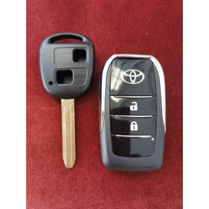 Toyota wish Landcruiser Prado folding key, 2-button Land Cruiser Prado ...