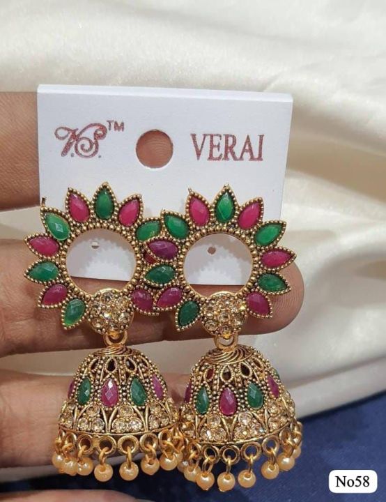 Jimiki earings fir girls|Jumuka| zuha fashion | Daraz.lk