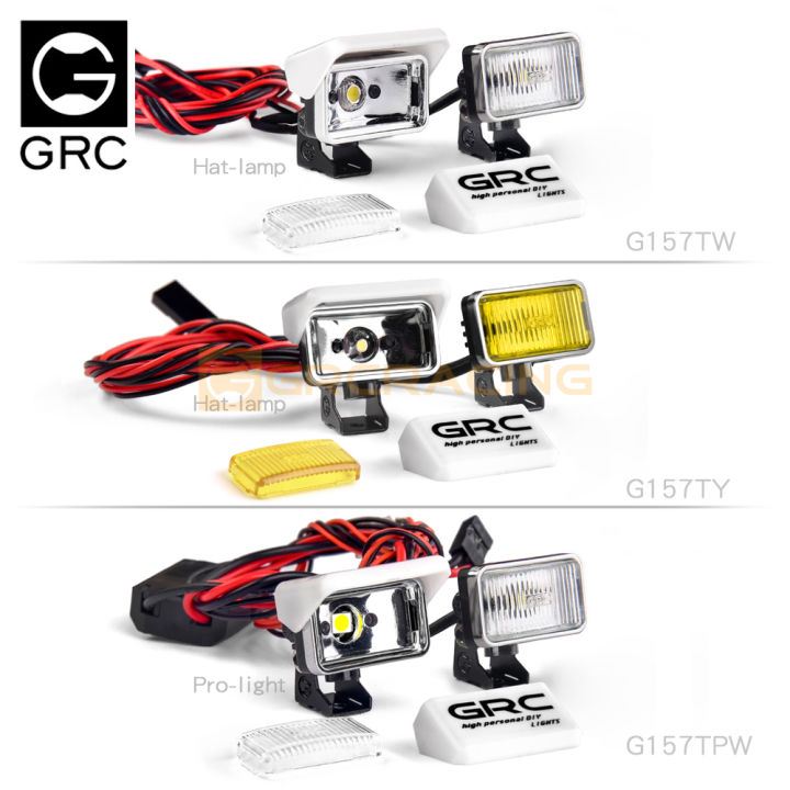 Grc 20mm Rectangular Spotlight Retro Simulation Off-road Searchlight ...