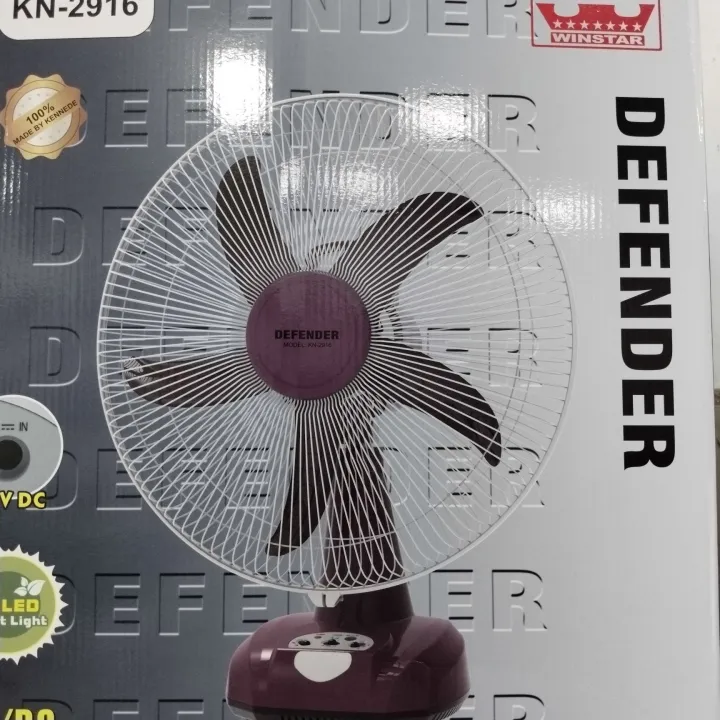 Defender 16" rechargeable charger fan original authentic | Daraz.com.bd