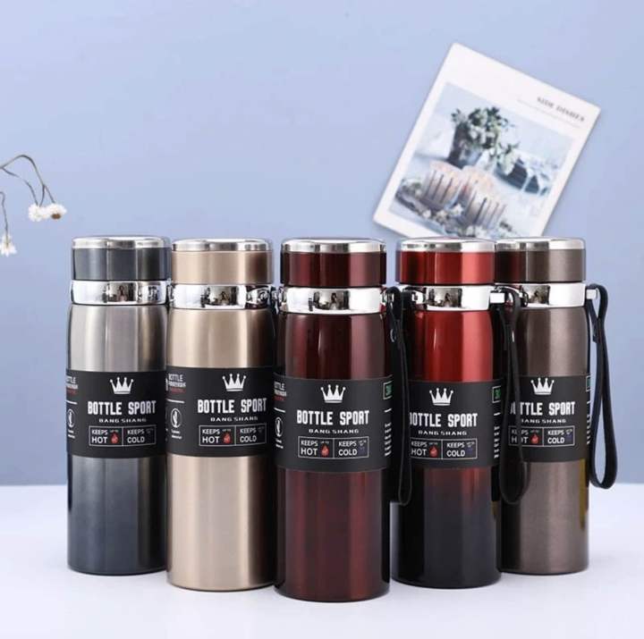 Imported Original 1000ml Stainless Steel Cold & Hot Water Bottle for ...