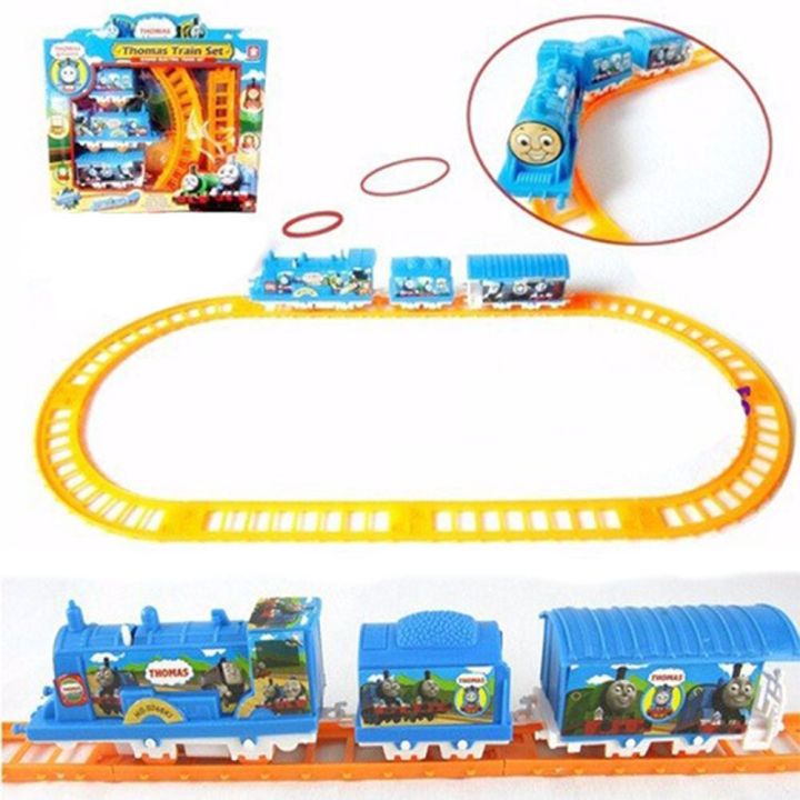 11-PCS Cartoon Train Set Battery Operated Model Train ToyTrackmaster ...