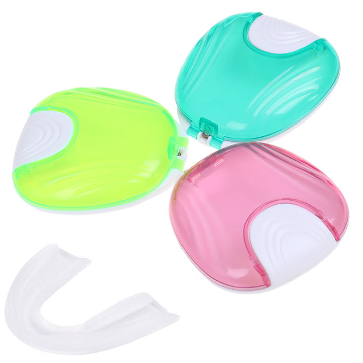 1Pcs Dental False Teeth Cleaning Box Denture Bath Container Retainer ...