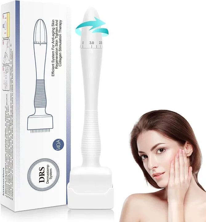 Original Imported Derma Stamp with Adjustable 140 & 100 Micro Needles ...