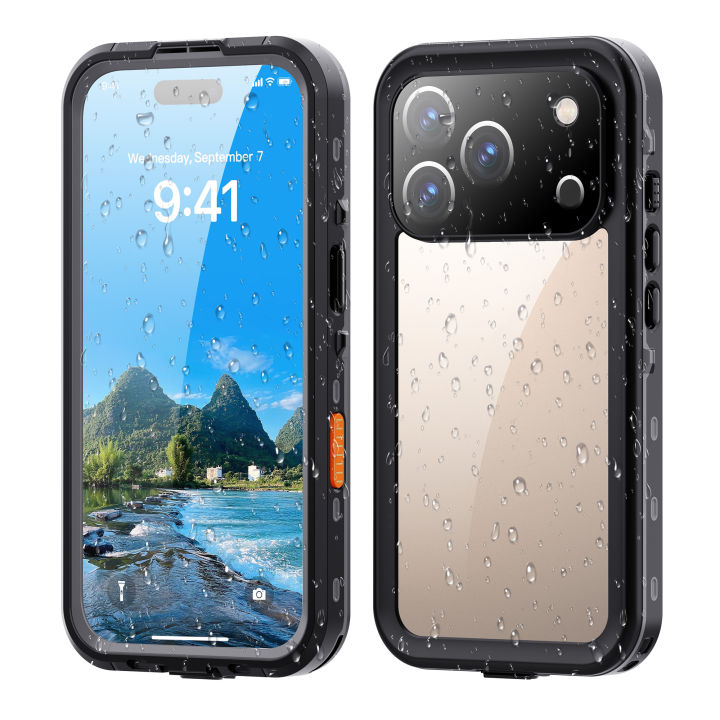 shellbox - Transparent Shockproof and Dustproof IP68 Waterproof Phone ...