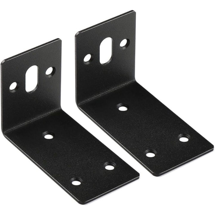 Right Angle corner Brackets 2 Pcs Black L Brackets 90 Degree Shape ...