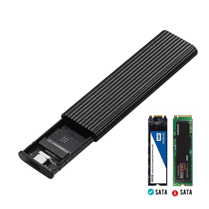 M.2 NGFF/NVME to USB3.0 Mobile Hard Disk Case SATA SSD Type-C 5Gbps ...