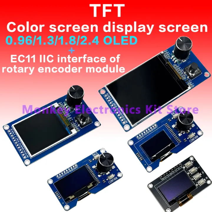 TFT 0.96-inch 1.3-inch 1.8-inch 2.4-inch OLED Module White/Blue Button ...