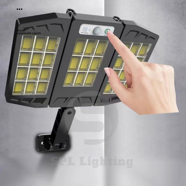 800 Lumen LED light 264 lumen solar cell spot light solar cell 3 side ...