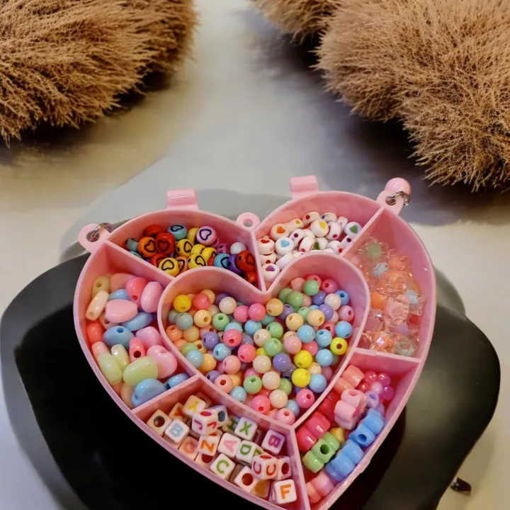 *Girls DIY Bead Set Jewelry Making Kit for Kids Girl Pearl Beads for ...