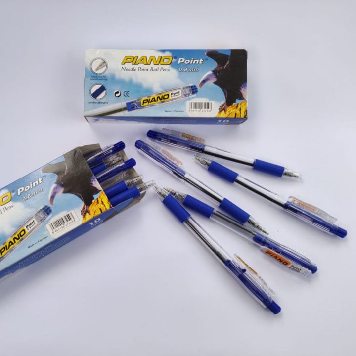 Piano Ball Point - Pack of 2-(10 Pc in a Box)- 20 Ball Points Blue ...