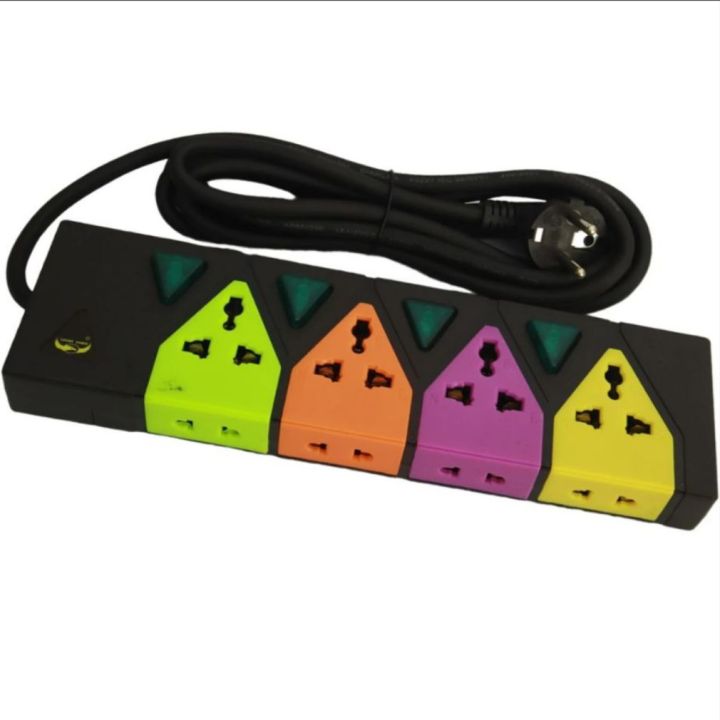 Max Universal Electrical Socket Extension Cord Multiplug Outlet 3000W ...