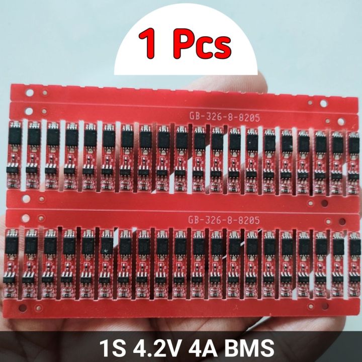 ( 1 Pcs ) Original 1S 3A BMS Protection Board for 1S 3.7V 18650 Li-Ion ...