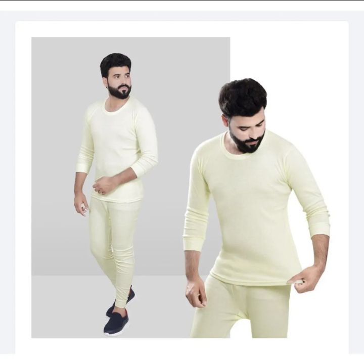 Thermal suit set -digree temperature wollen | Daraz.pk