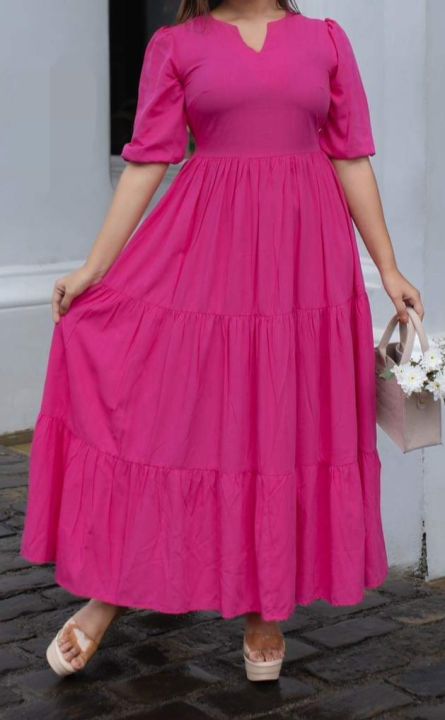 rainbow long frock | Daraz.lk