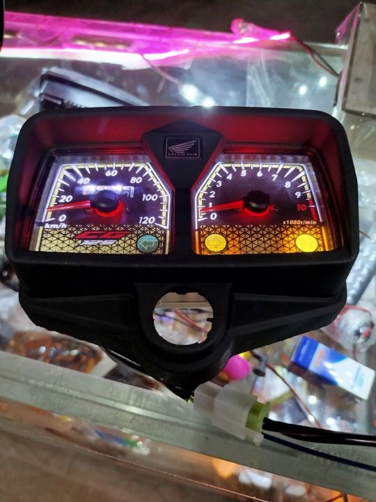 Led lights Speedo meter for 125 motorcycle | Daraz.pk