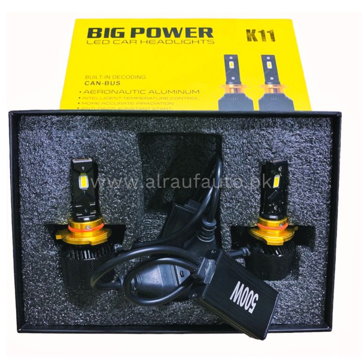 Big Power K11 500W Led Head Lights | Daraz.pk